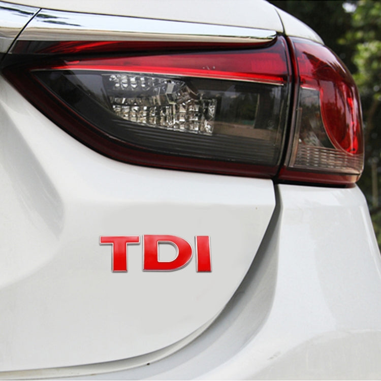 TDI 3D Badge Emblem Decal Car Sticker, DIY TDI 3D Badge Emblem ...