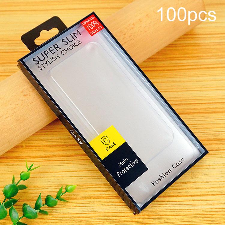 100pcs /Pack Clear PVC Blister Packaging Boxes For Phone Cases Retail ...
