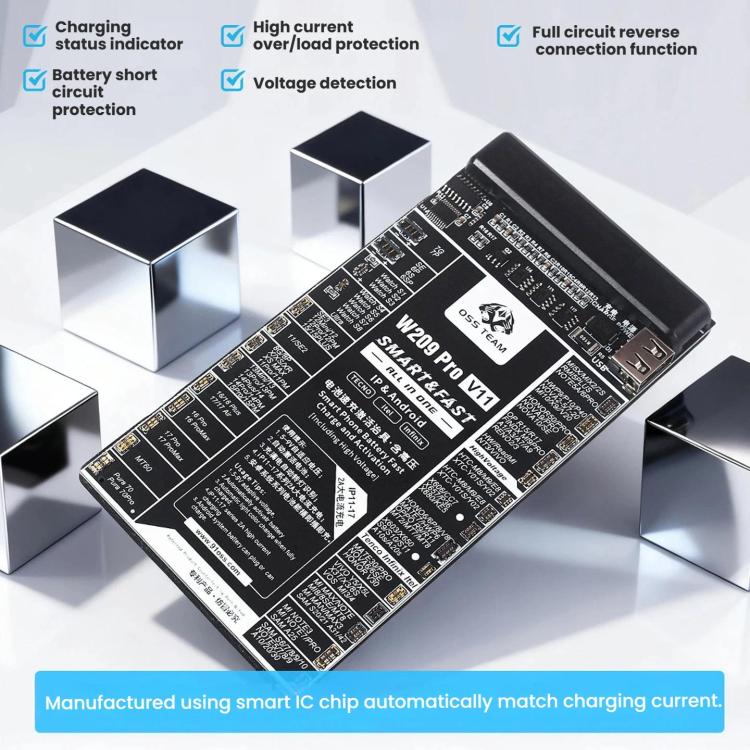 OSS TEAM W209 PRO V11 Battery Activator Board 7.4V High-Voltage for iP ...