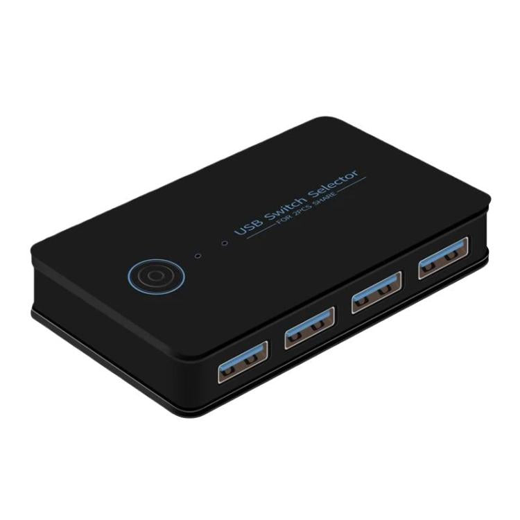 KM-U204A Computer Sharing Switch Keyboard, Mouse, USB & Printer Hub ...